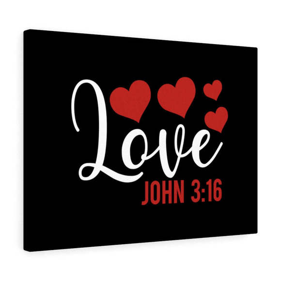 Express Your Love Gifts | Art | Scripture Sign Love John 36 Red Hearts ...